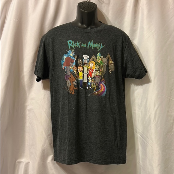 Ripple Junction | Shirts | Ripple Junction Rick And Morty Gray Short ...
